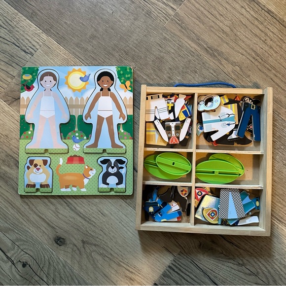 Melissa & Doug | Toys | Melissa Doug Occupations Magnetic Pretend Play ...